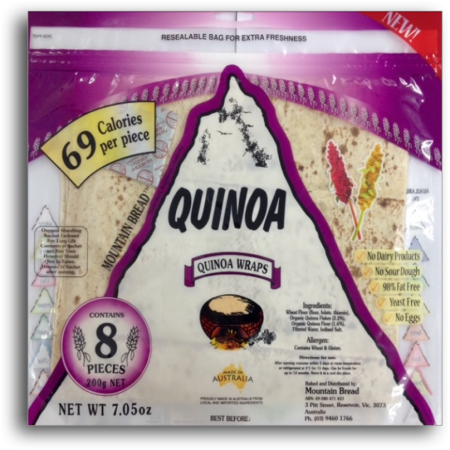 Mountain Bread Quinoa Wraps - Gerry's