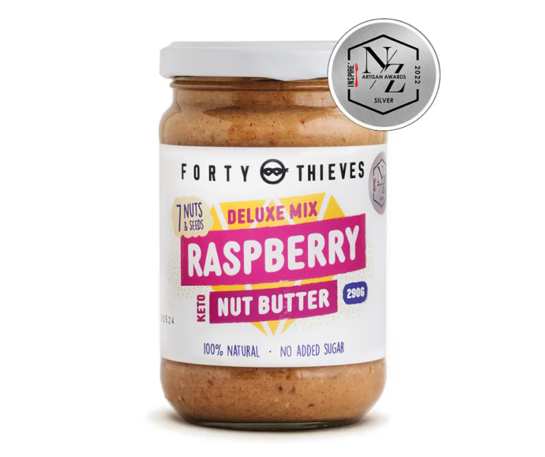 Forty Thieves Raspberry Deluxe Mix Nut Butter 290G - Gerry's