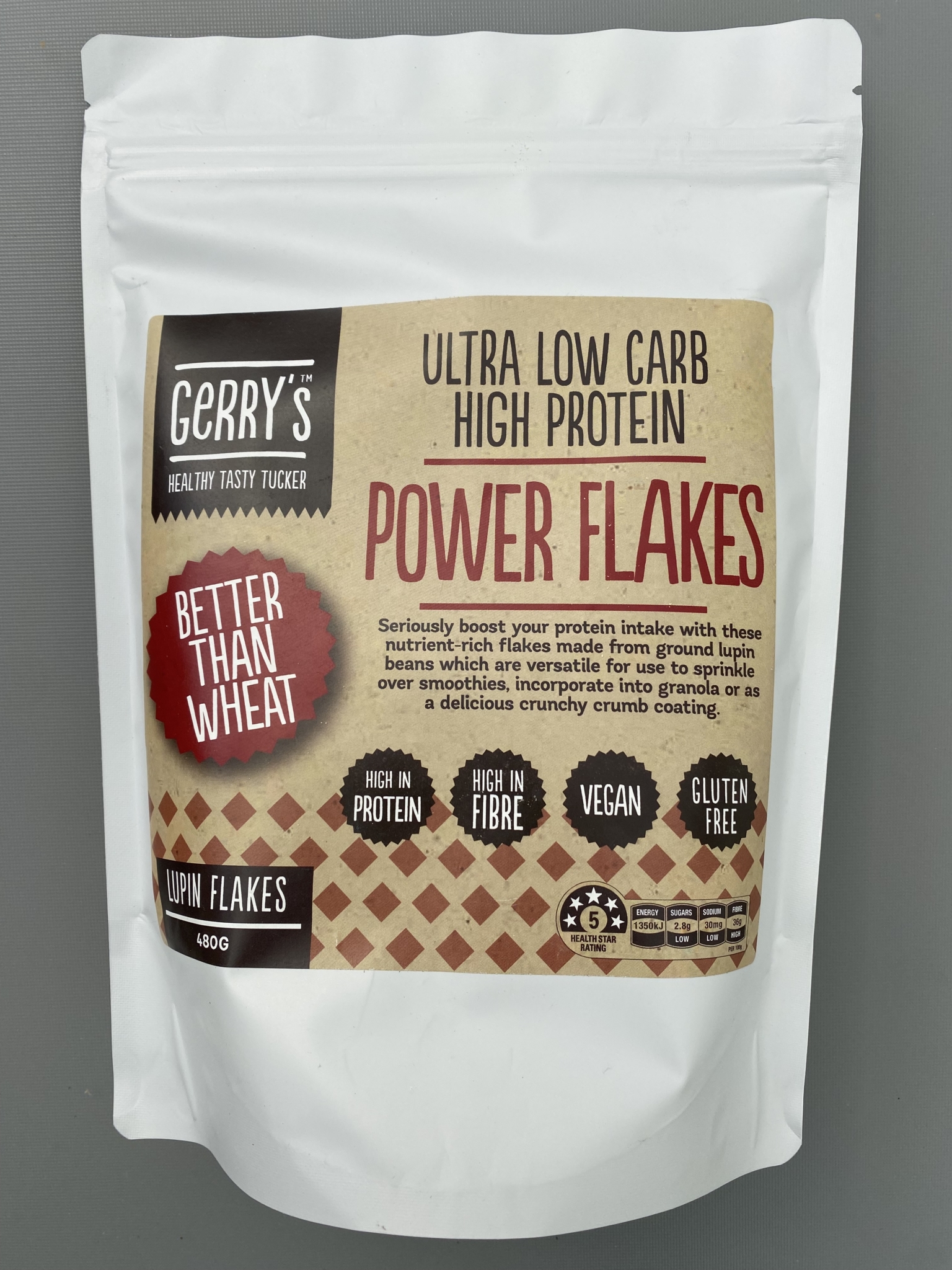 Gerry's Lupin Power Flakes 480gr - Gerry's